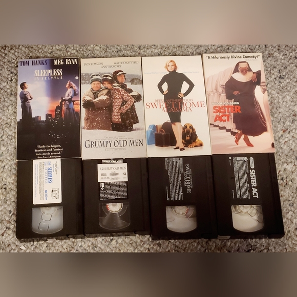 Vintage | Media | Set Of 4 Classic Vhs Movies Of The Past | Poshmark